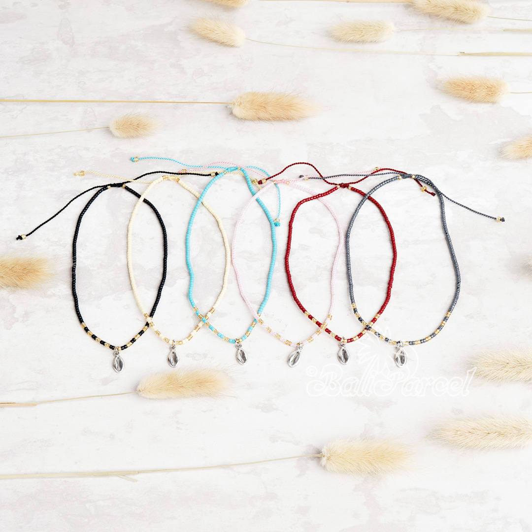 Handmade Bali Anklets, Japanese beads anklet, Miyuki beads anklet ...