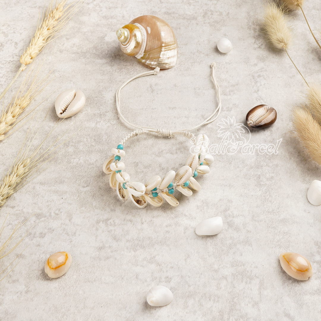 Handmade Bali bracelet shell, wholesale bracelet shell, cowrie shell ...